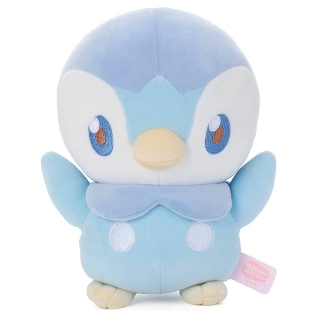 TAKARA TOMY POKEMON Pokepiece Mocchi-Mocchi-Style Piplup Plush Stuffed ...
