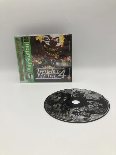 TWISTED METAL 4 (PS1 Sony PlayStation 1, 1999) CIB complet avec manuel ...