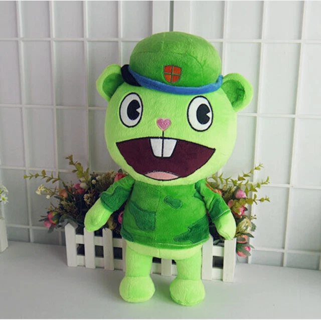 CARTOON ANIME HAPPY Tree friend HTF Flippy Fliqpy stuffed doll plush ...