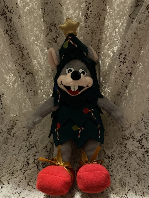 RARE 2005 LIMITED Edition Christmas Tree Chuck E Cheese 12" Plush New ...