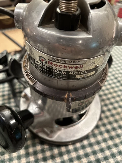 PORTER CABLE /ROCKWELL 100 router fence guide two new router, bits new ...