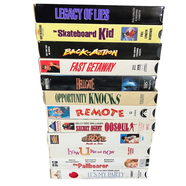 RARE 90S VHS Screener Lot 12 Cult Classics Revenge Nerds IV It’s My ...