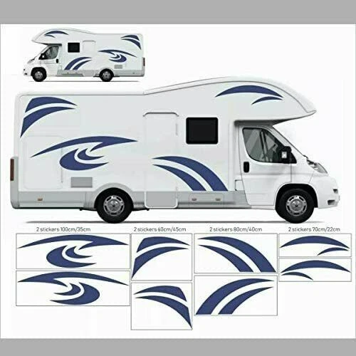 DOMETIC CAMPING-CAR CAMPING-CAR 2 autocollants caravane caravane ...