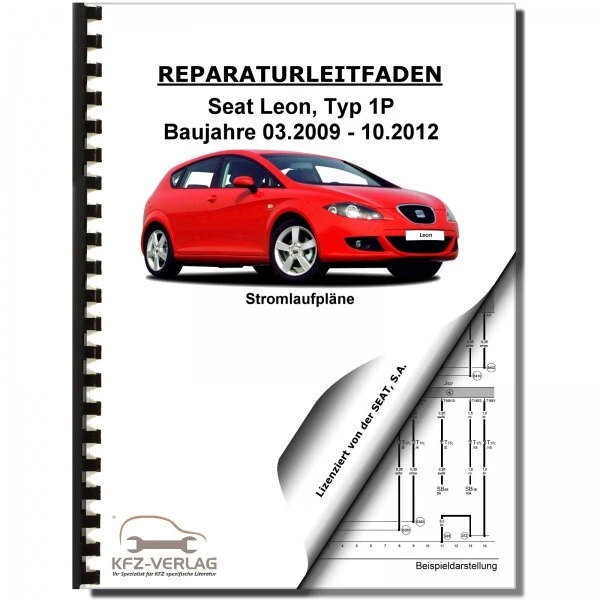 SEAT LEON TYPE 1P (09-13) schéma schéma électrique câblage plans EUR ...
