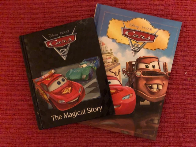 DISNEY PIXAR CARS 2 Lightning McQueen Magical Story Hardback Book ...