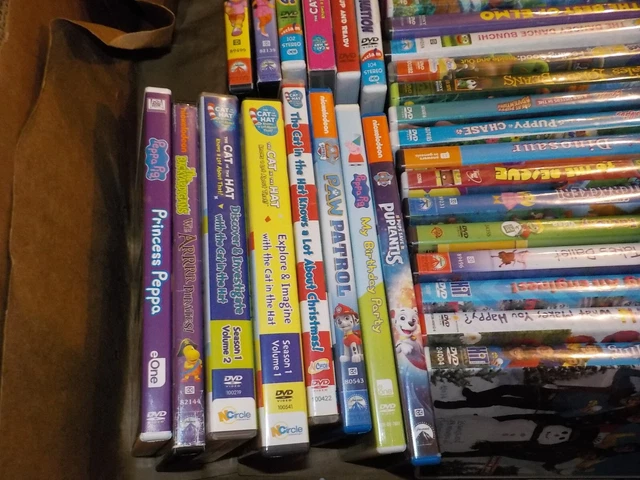 HUGE LOT OF 42 Kids Children DVD Movies in Original Cases w Rare Titles ...