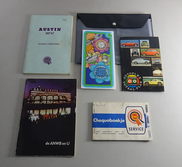 MAPJE + HANDLEIDING / Instructieboekje Austin Mini + Compatriote Van 03 ...