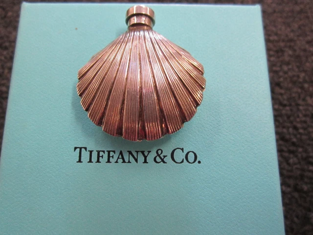 TIFFANY AND CO Sterling Sea Shell Perfume Bottle £183.62 - PicClick UK