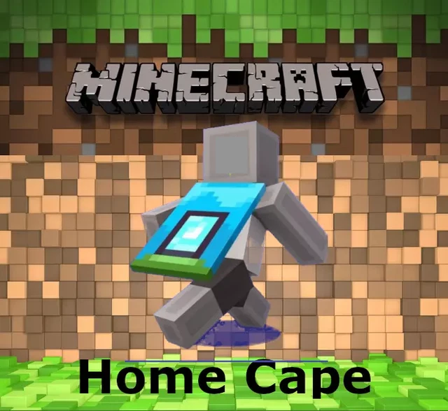 MINECRAFT JAVA & Bedrock Edition : Home Cape - Twitch PC XBOX One ...