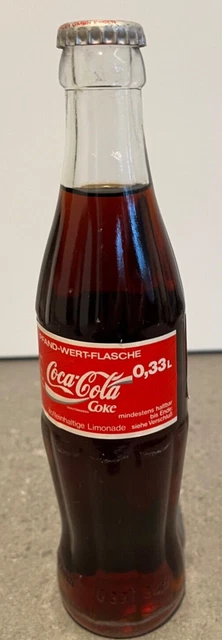 ALTE COCA COLA Flasche ungeöffnet MHD Ende 1989 – selten 0,33 Liter ...