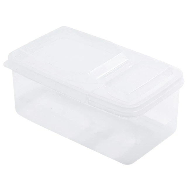 SLICED CHEESE CONTAINER For Fridge With Flip Lid Clear Flip Top Storage ... SLICED CHEESE CONTAINER For Fridge With Flip Lid Clear Flip Top Storage ...