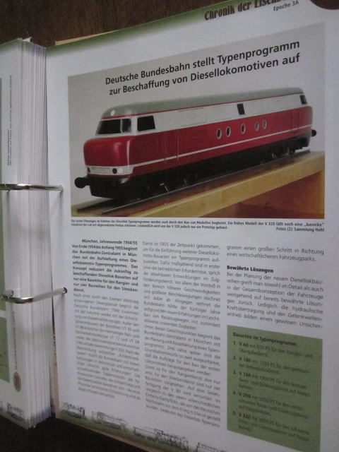CHRONIK DER EISENBAHN 3A: 1955 DB Typenprogramm für Dieselloks EUR 3,62 ...