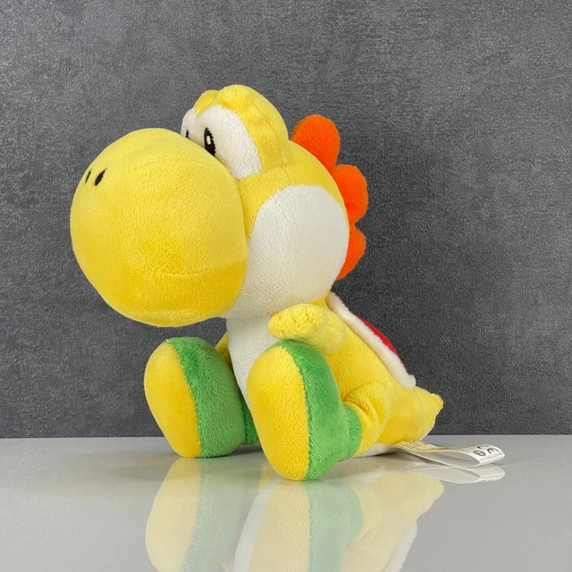 YELLOW YOSHI PLUSH New Super Mario Bros. Wii Nintendo 2010 Soft Toy | 7 ...
