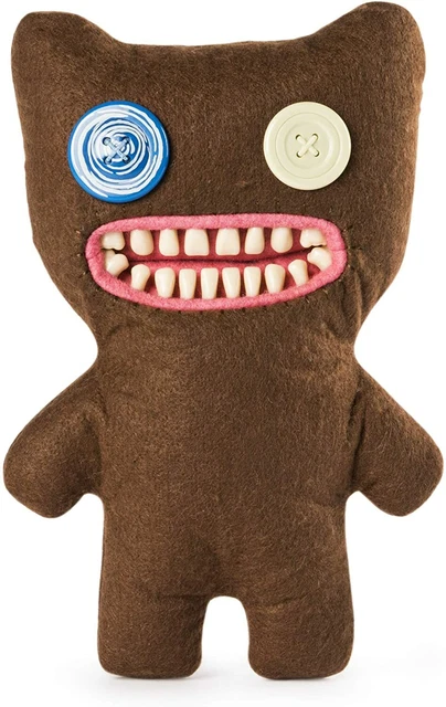 *MATCHING SET* FUGGLER Funny Ugly Monster Mr Buttons Brown 9" Fuggler ...