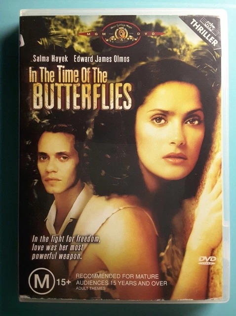 IN THE TIME Of The Butterflies DVD Salma Hayek RARE - REG 4 AUS $18.95 ...