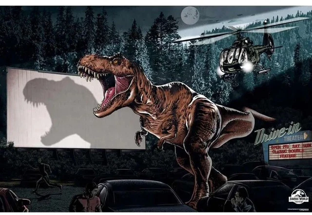 JURASSIC WORLD JURASSIC Park Poster T-Rex £5.00 - PicClick UK