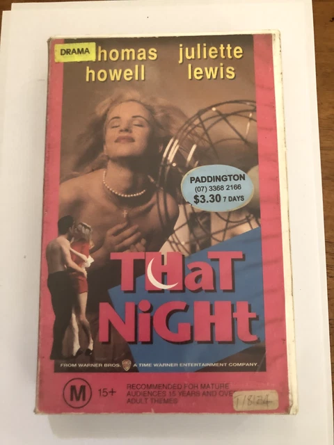 THAT NIGHT VHS Juliette Lewis 1994 Rare PAL Format $40.00 - PicClick AU
