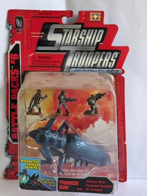 STARSHIP TROOPERS ACTION Fleet Tanker Bug vs Johnny Rico, Corporal ...