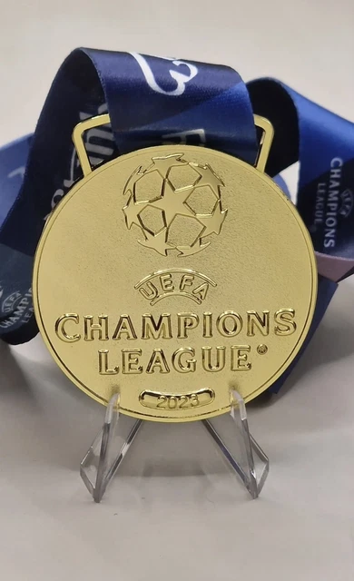 MANCHESTER CITY - 2023 Uefa Champions League Winners Medal & Ribbon £16 ...