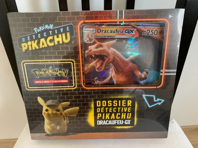FRENCH POKEMON BOX Box Dracaufeu Gx Detective File Pikachu Sealed £136. ...