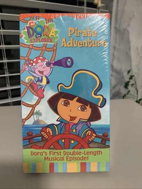 DORA THE EXPLORER - Pirate Adventure VHS, 2004 Factory Sealed Brand New ...