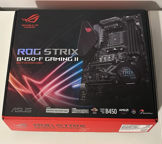 ASUS ROG STRIX B450-F Gaming II AM4 Motherboard AMD Original Box £83.87 ...
