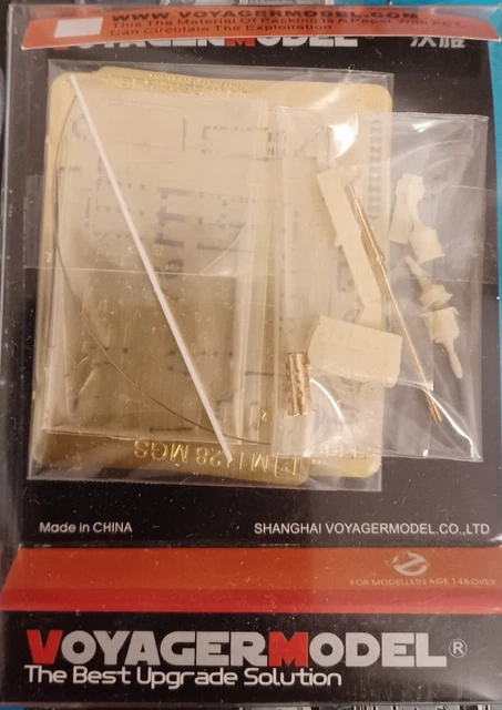 1:35 MODERN US Army M1128 MGS Machine Gun & Gun shield Voyager extrem ...