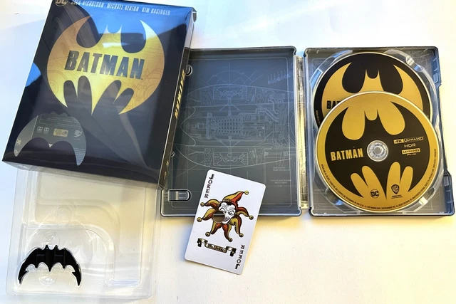COFFRET BLU RAY STEELBOOK BATMAN (1989) Jack Nicholson, Kim Basinger - COLLECTOR EUR 25,00 ...