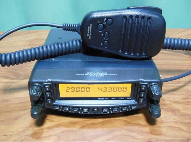 YAESU FT-8900 29/50/145/430MHZ 2-wave simultaneous reception Microphone ...