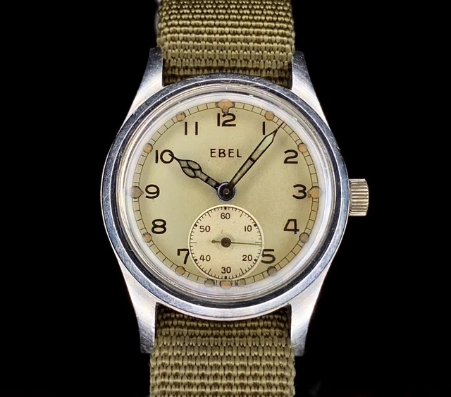 1940S WW2 EBEL ATP military watch, British Military Issue, cal 99 ...