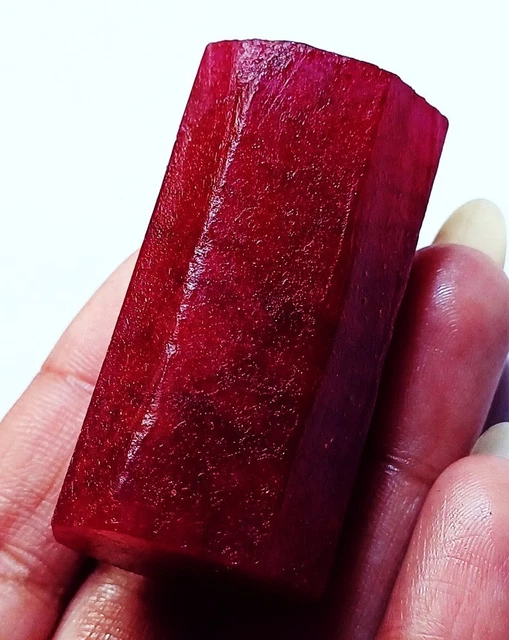 BÉRYL ROUGE NATUREL Brut 373,30 Ct (Bixbite) Pierre Précieuse Certifiée ...