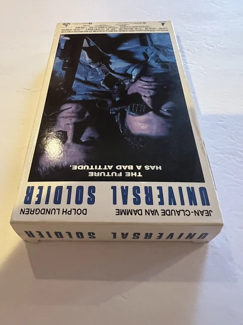 VTG UNIVERSAL SOLDIER (VHS) Jean-Claude Van Damme, Dolph Lundgren Sci ...