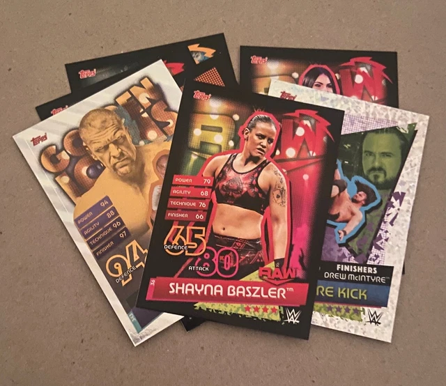 WWE SLAM ATTAX Reloaded Wrestling Trading Cards 2020 Mint Aew Wwf ...