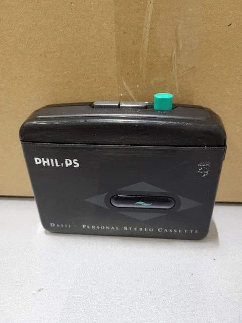 PHILIPS D6511 PERSONAL Stereo Cassette Walkman Non Funzionante Per ...