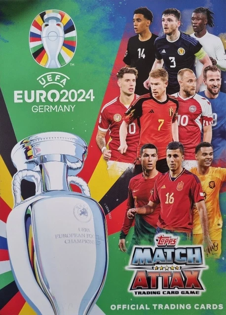 TOPPS MATCH ATTAX Euro 2024 leere Sammelmappe Binder Book EUR 5,00 ...