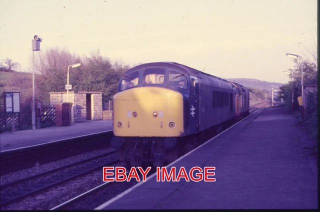 ORIGINAL 35MM SLIDE CLASS 45 LOCO NO 45062 & 37685 AT BAMFORD 5/87 £3. ...