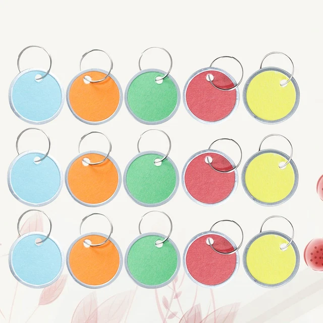 150 PCS ROUND Pet Hanging Tags Blank Label Creative Hanging Pendant ...