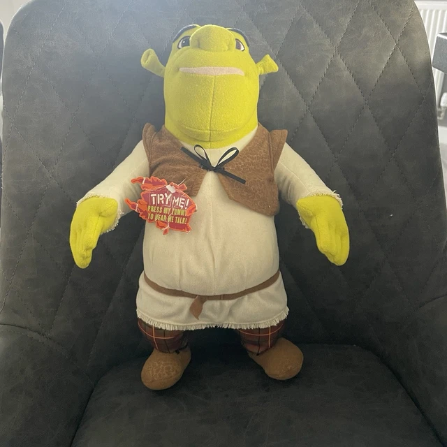 HASBRO SHREK 2 - TALKING Soft Toy Ogre Rare 14” £19.99 - PicClick UK