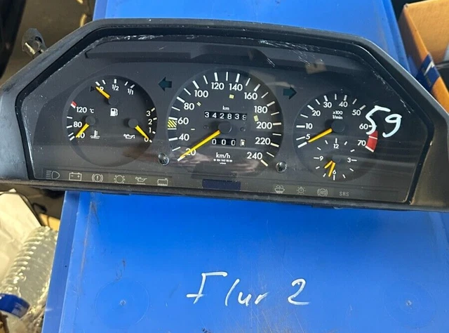 MERCEDES W124 260E 300E Instrument Cluster TACHO £178.14 - PicClick UK
