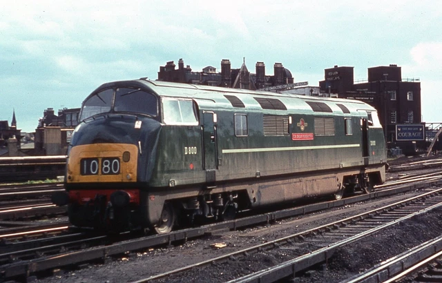 COLOUR RAIL SLIDE, DE2427, Class 42, D800 'Sir Brian Robertson', green ...