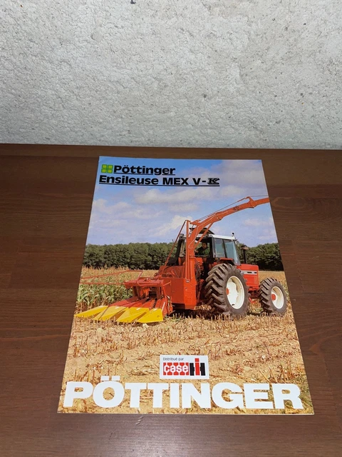 BROCHURE PROSPEKT PROSPECTUS ENSILEUSE CASE-IH POTTINGER MEX tracteur-mc cormick EUR 5,99 ...