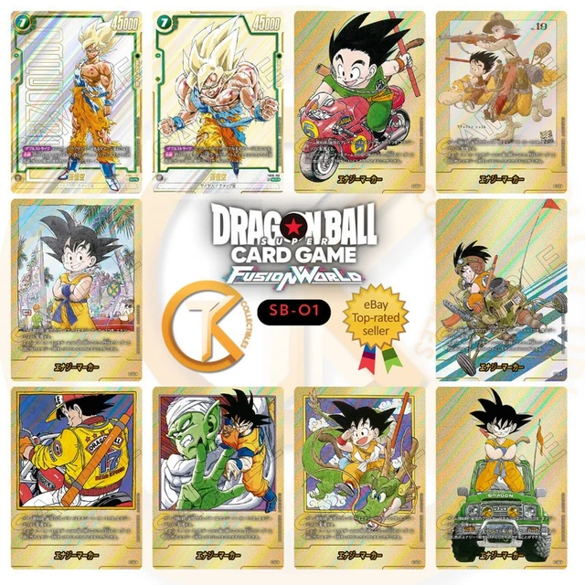 DRAGON BALL FUSION World SB-01 Manga Booster All Carte List Jap ...