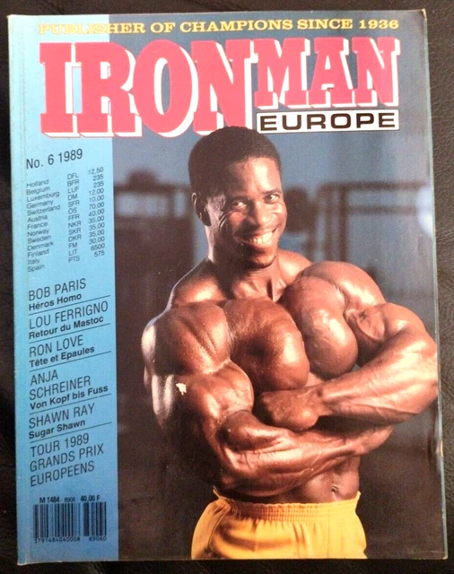 IRON MAN N °6 Bodybuilding BERTIL FOX - Anja SCHNENER -Schaw RAY ...
