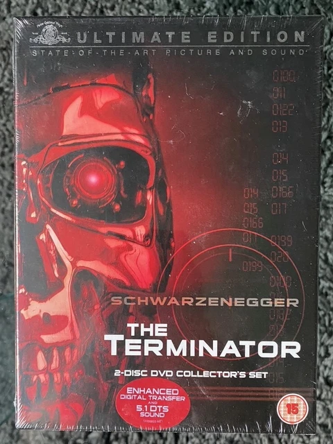 THE TERMINATOR ULTIMATE Edition 2 Disc DVD Collector's Set R2 BRAND NEW ...