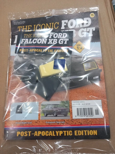 HACHETTE PARTWORKS, BUILD Your Own Iconic Ford Falcon XB GT,#15, Scale ...