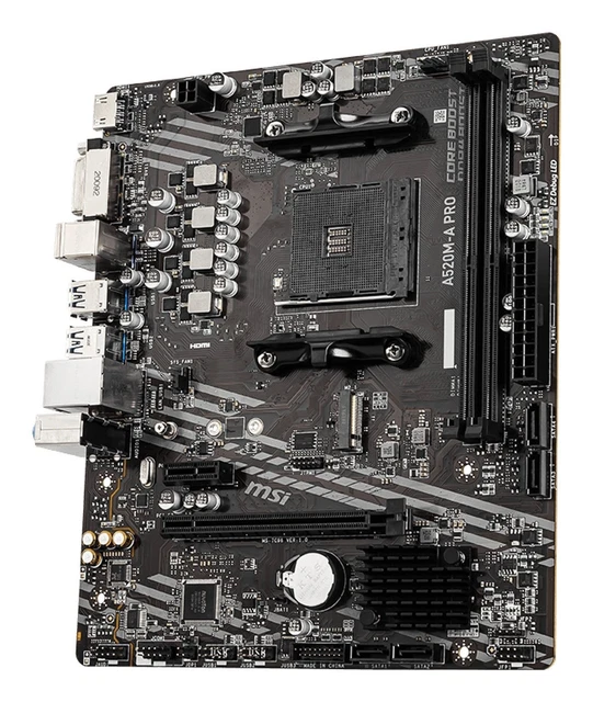 MSI A520M-A PRO motherboard AMD A520 Socket AM4 micro ATX £66.00 ...