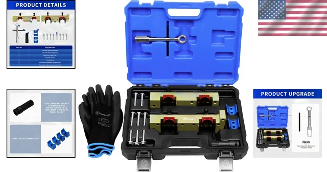 MERCEDES BENZ ENGINE Timing Kit with Injector Tool $218.82 - PicClick CA