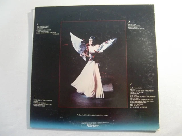 HELEN REDDY LIVE In London '78 - ETICHETTA BIANCA PROMO - Vinile 2 LP ...