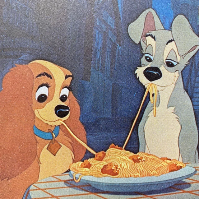 VTG 1970S LADY And The Tramp Walt Disney Reply Postcard Barbara Luddy ...