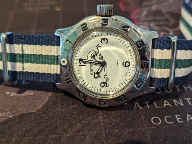 VOSTOK AMPHIBIA SOVIET automatic diver watch EUR 72,35 - PicClick FR